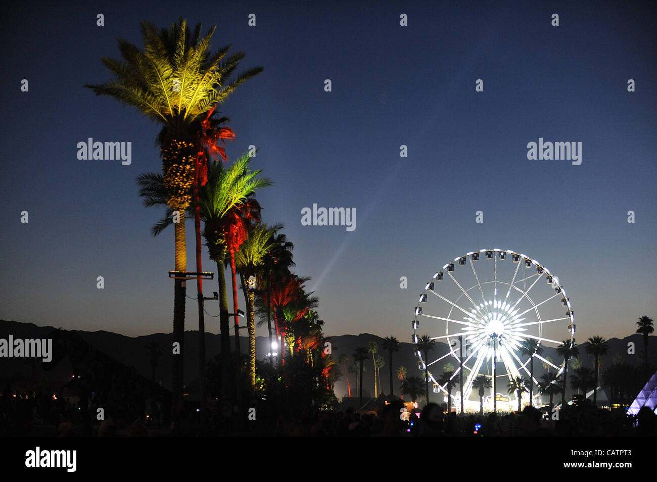 Apr 21, 2012 - Indio, California; USA - General Atmosphere as part of ...