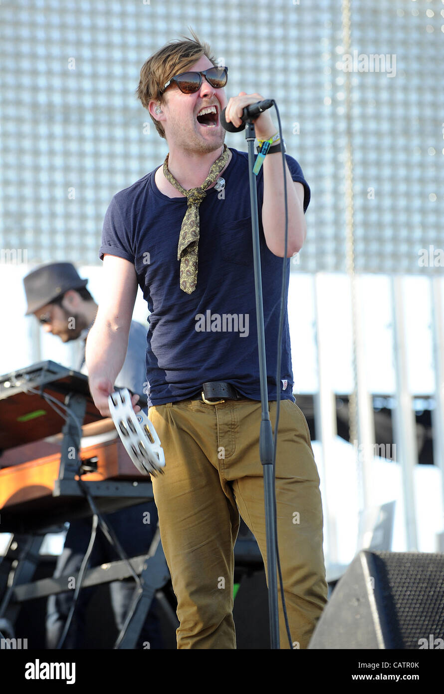 Apr 21, 2012 - Indio, California; USA - Singer RICKY WILSON of the band ...