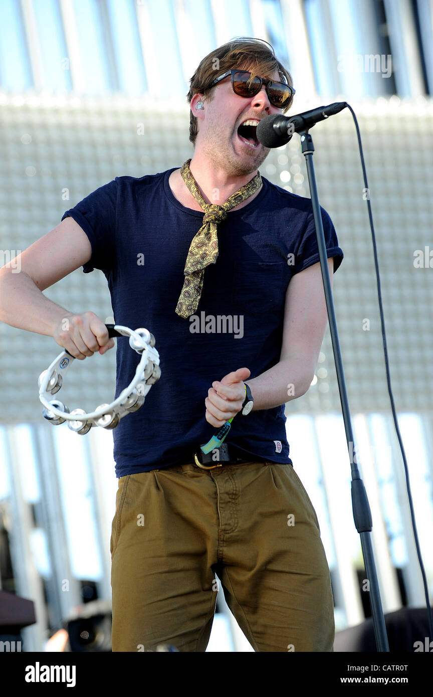 Apr 21, 2012 - Indio, California; USA - Singer RICKY WILSON of the band ...