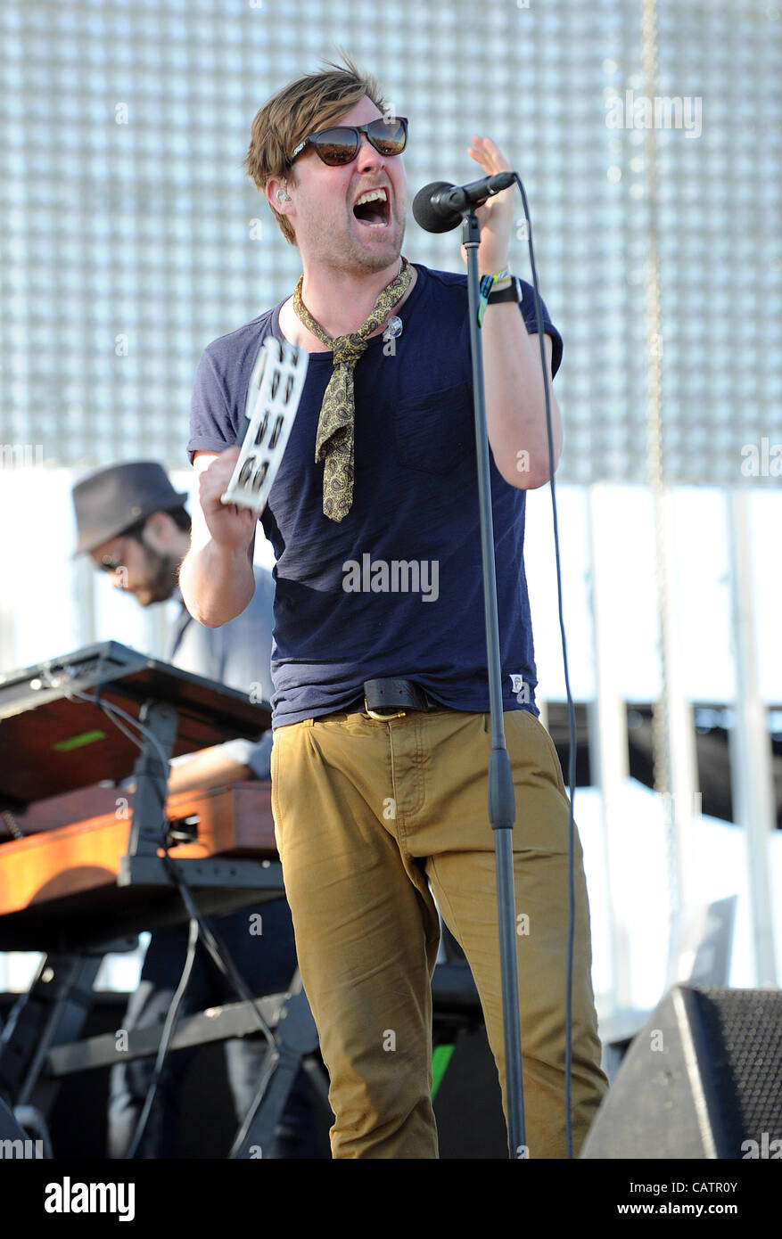 Apr 21, 2012 - Indio, California; USA - Singer RICKY WILSON of the band ...