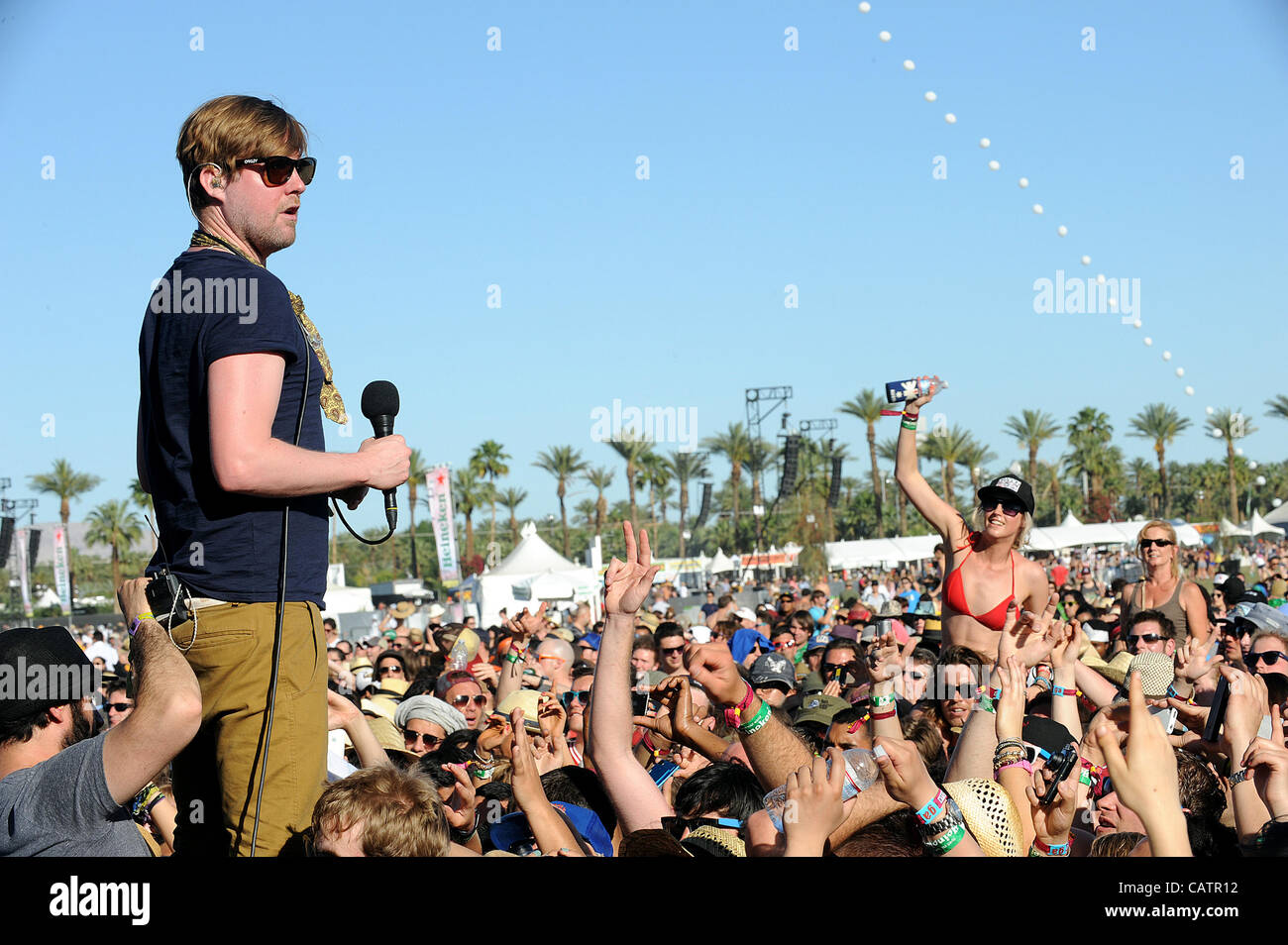 Apr 21, 2012 - Indio, California; USA - Singer RICKY WILSON of the band ...