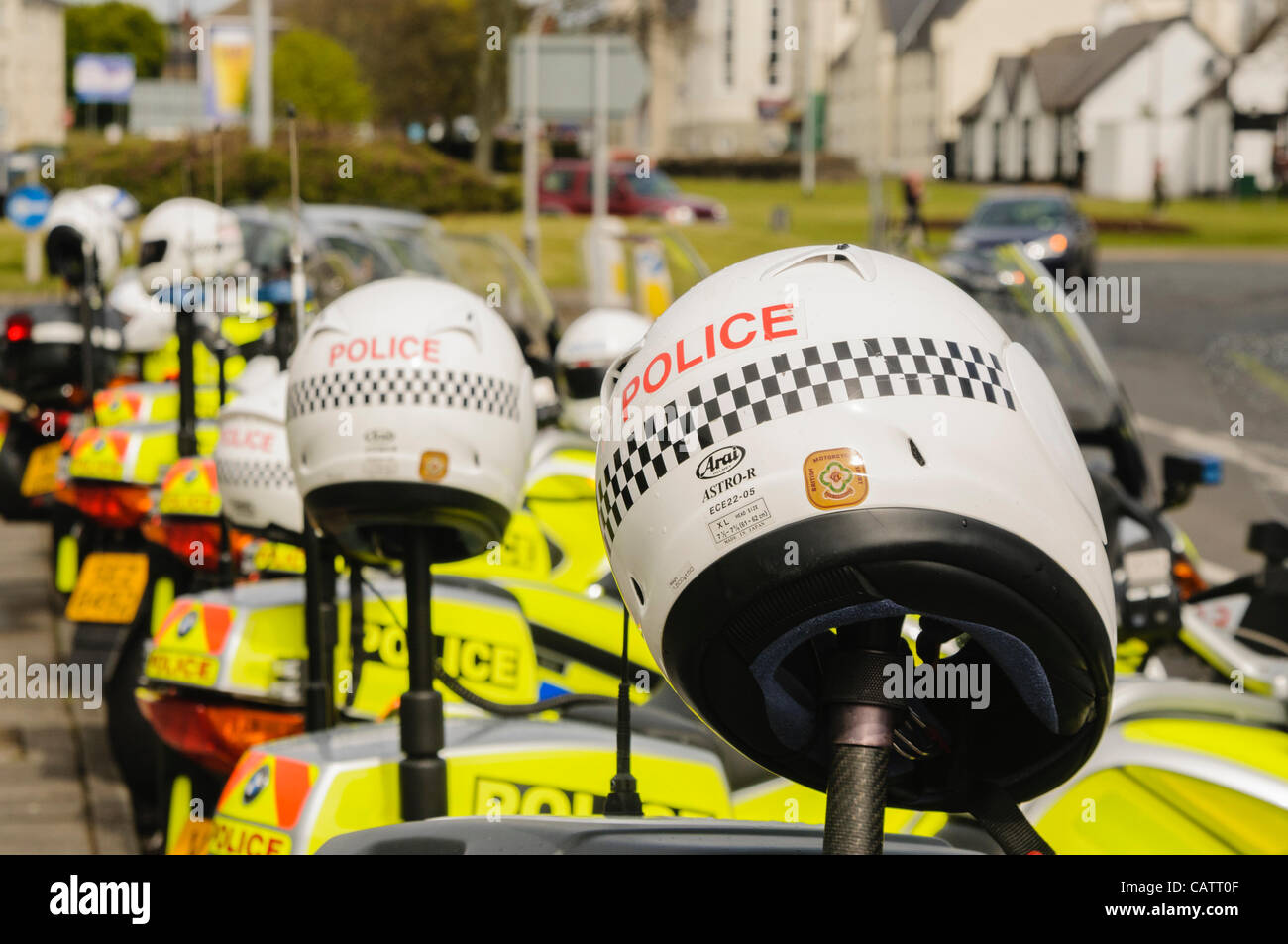 Police motorcycles hi-res stock photography and images - Alamy