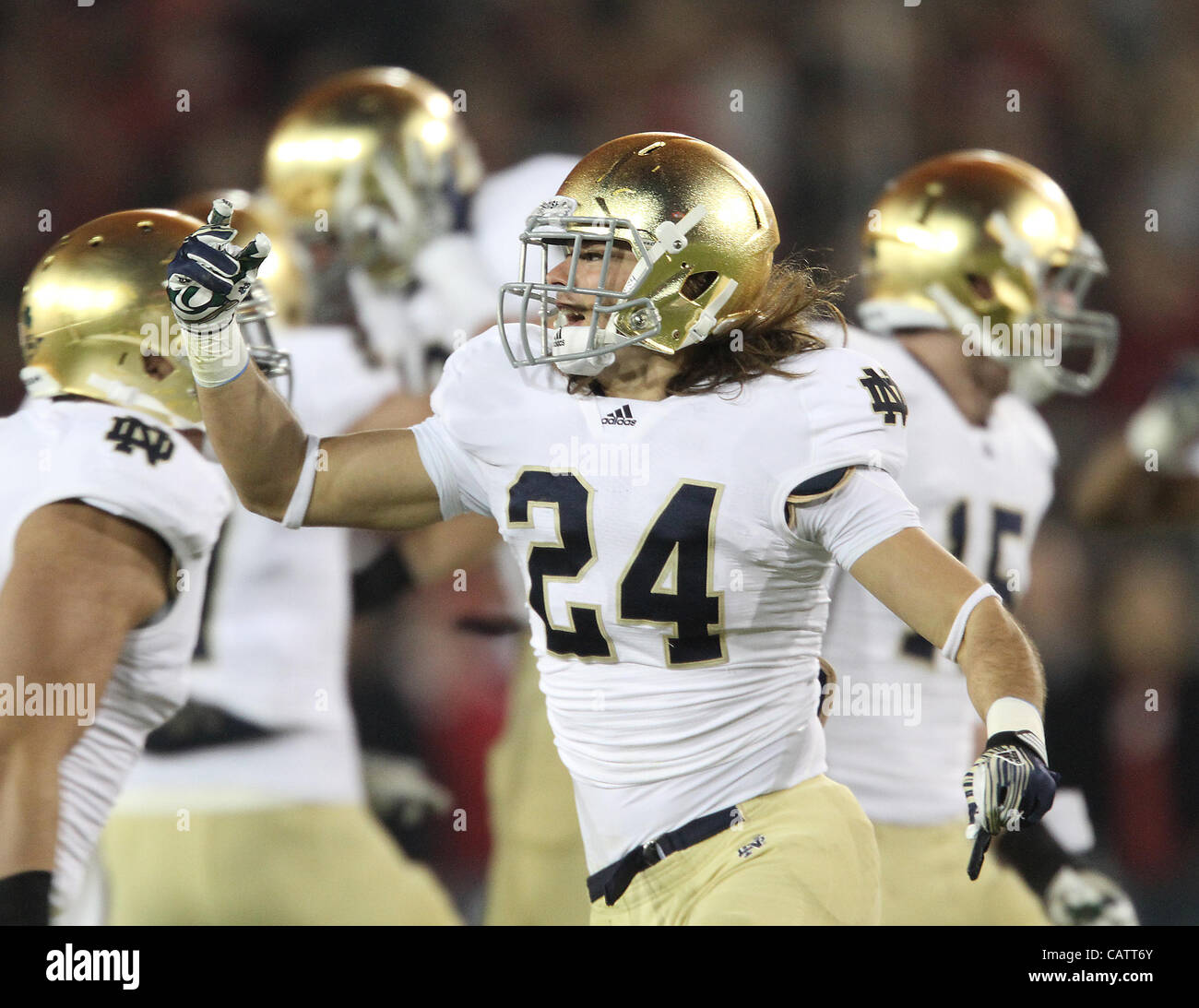 Nov. 26, 2011 - Palo Alto, California, USA - Notre Dame Fighting Irish ...