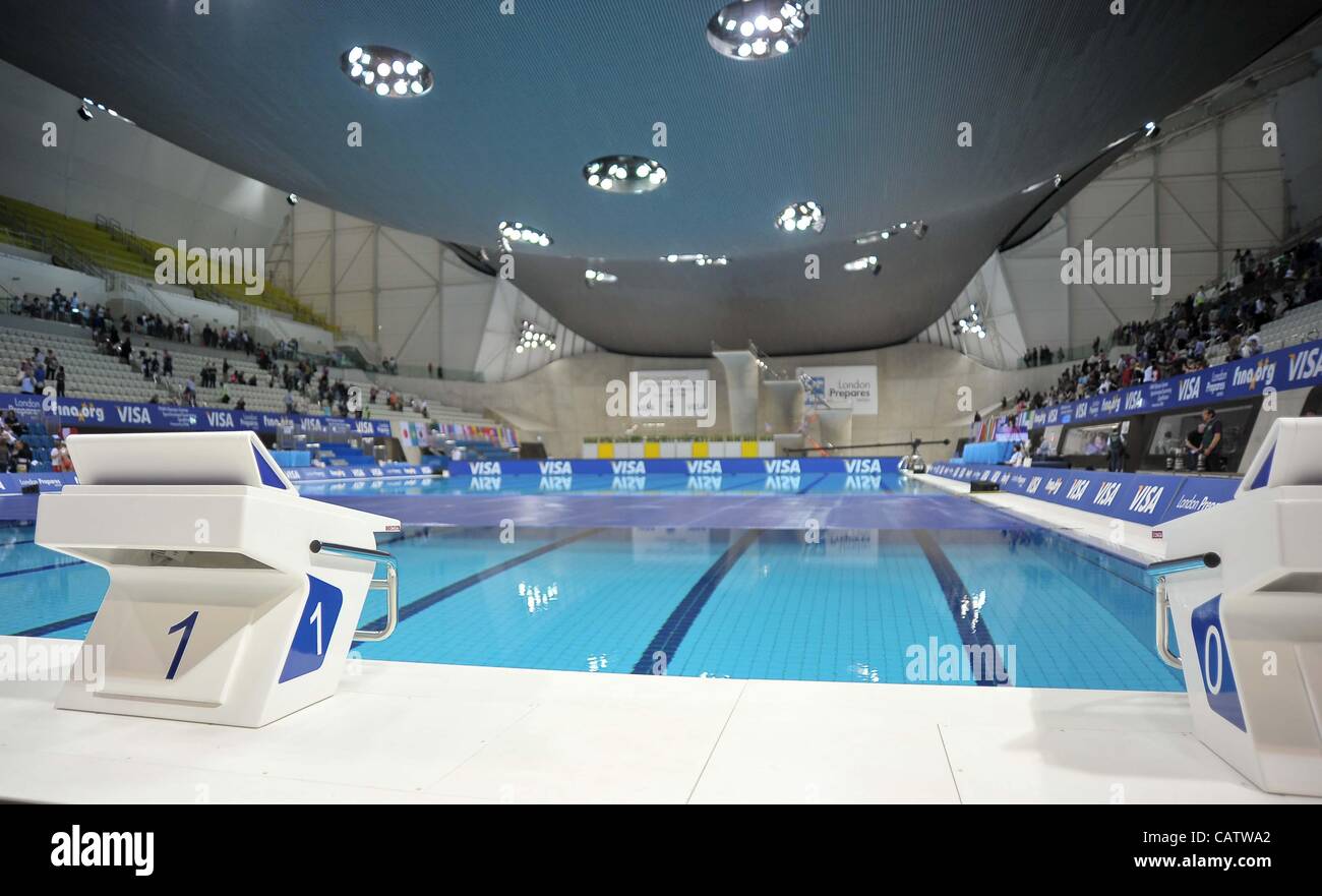 Swimming starting blocks hi-res stock photography and images - Alamy