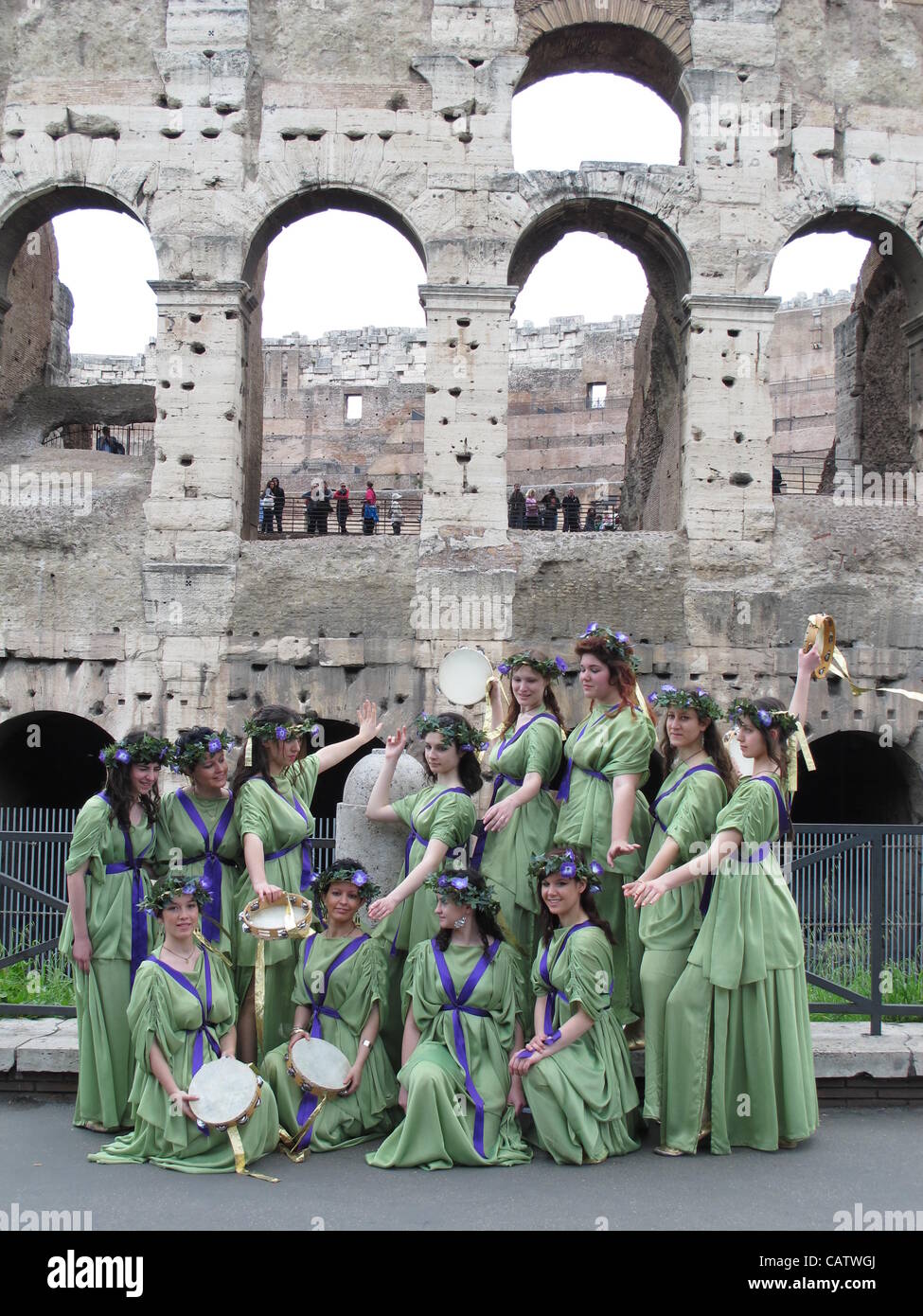 2765 Birthday - Birth of Rome celebrations by the colosseum, Rome ...