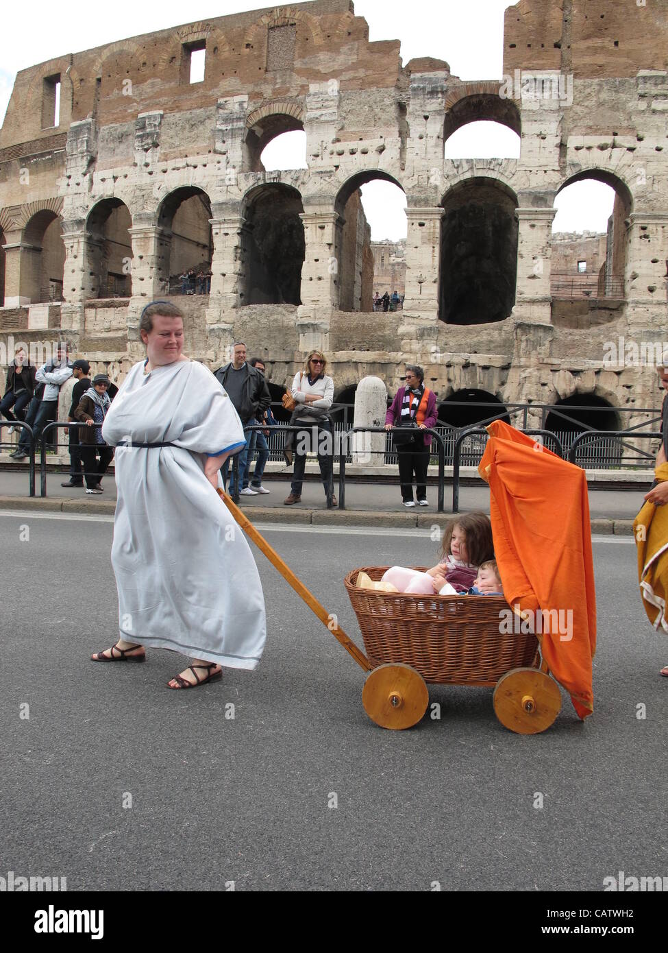 2765 Birthday - Birth of Rome celebrations by the colosseum, Rome ...