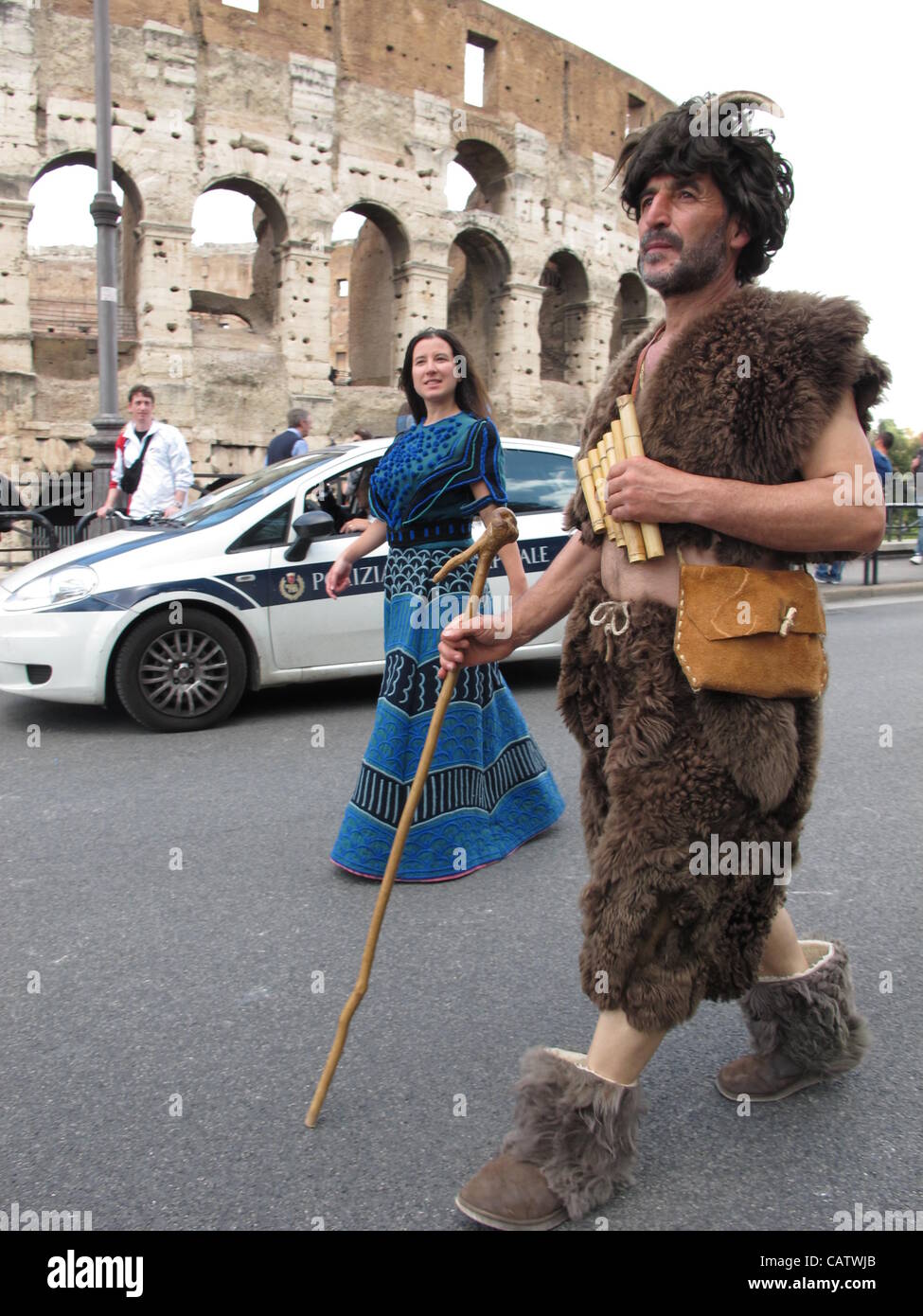 2765 Birthday - Birth of Rome celebrations by the colosseum, Rome ...