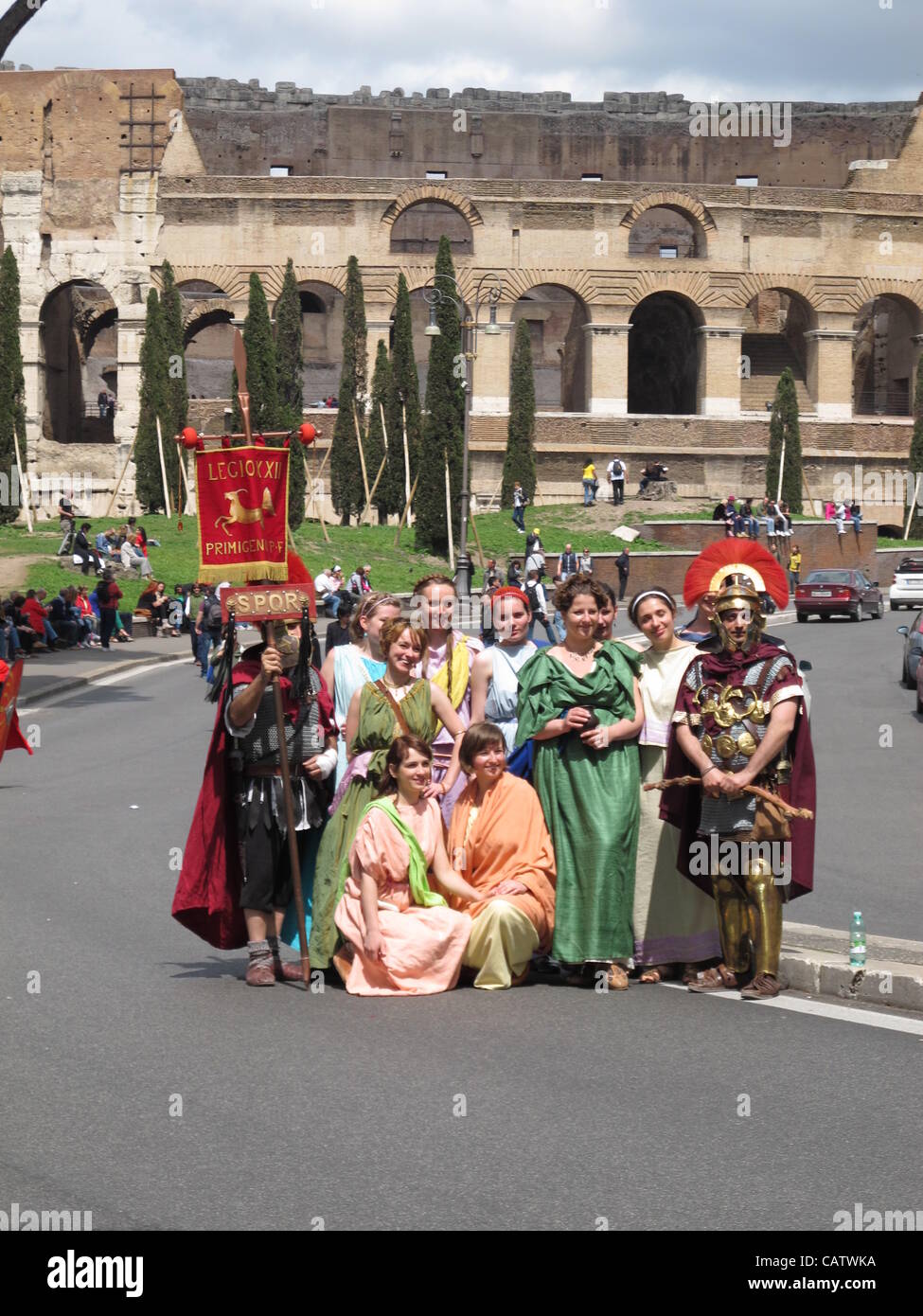 2765 Birthday - Birth of Rome celebrations by the colosseum, Rome ...
