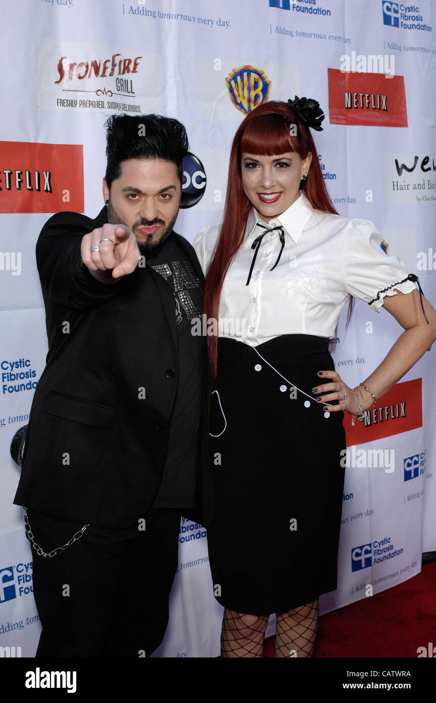 April 22, 2012 - Hollywood, California, U.S. - Destin Pfaff and Rachel ...