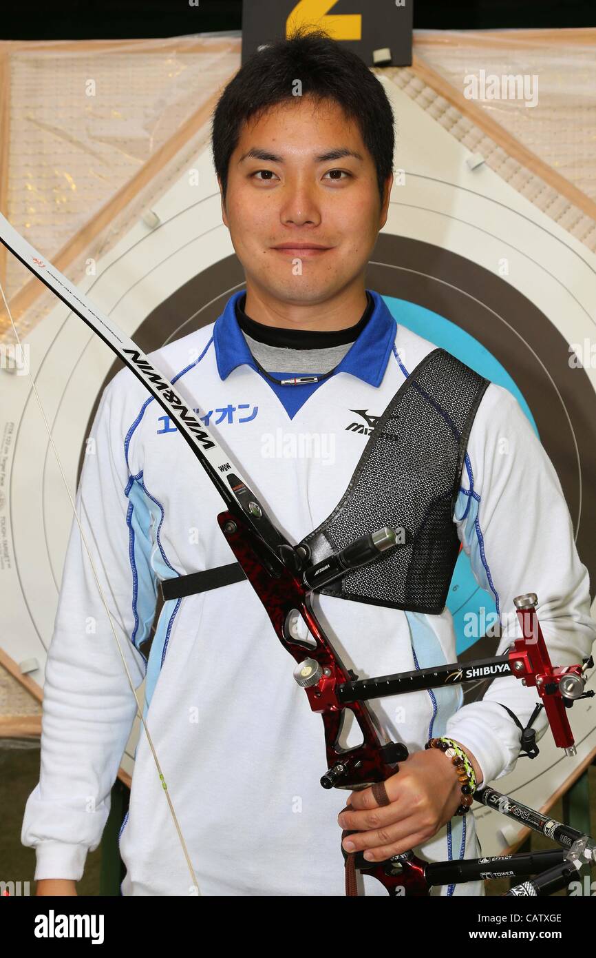 Hideki Kikuchi (JPN), April 22, 2012 - Archery : Archery Japan National ...