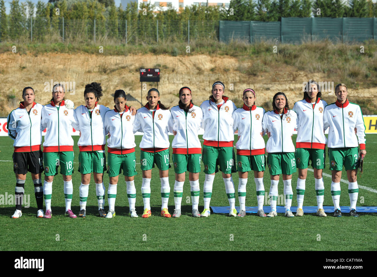Portugal team group line up (POR), MARCH 2, 2012 - Football / Soccer ...