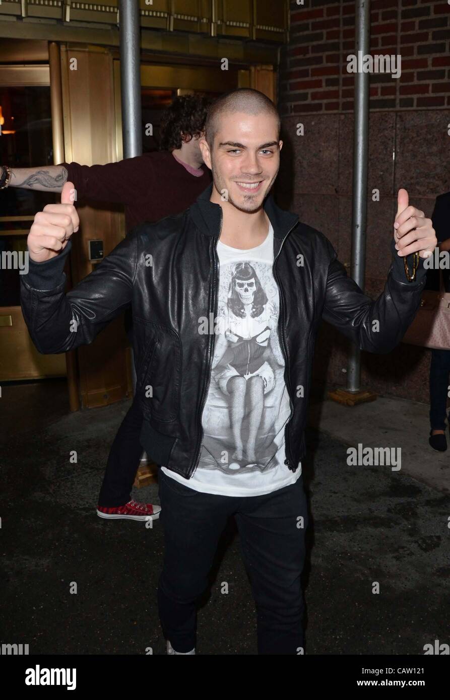 Max george the wanted at z100 celebrity candids mon paparazziec hi-res ...