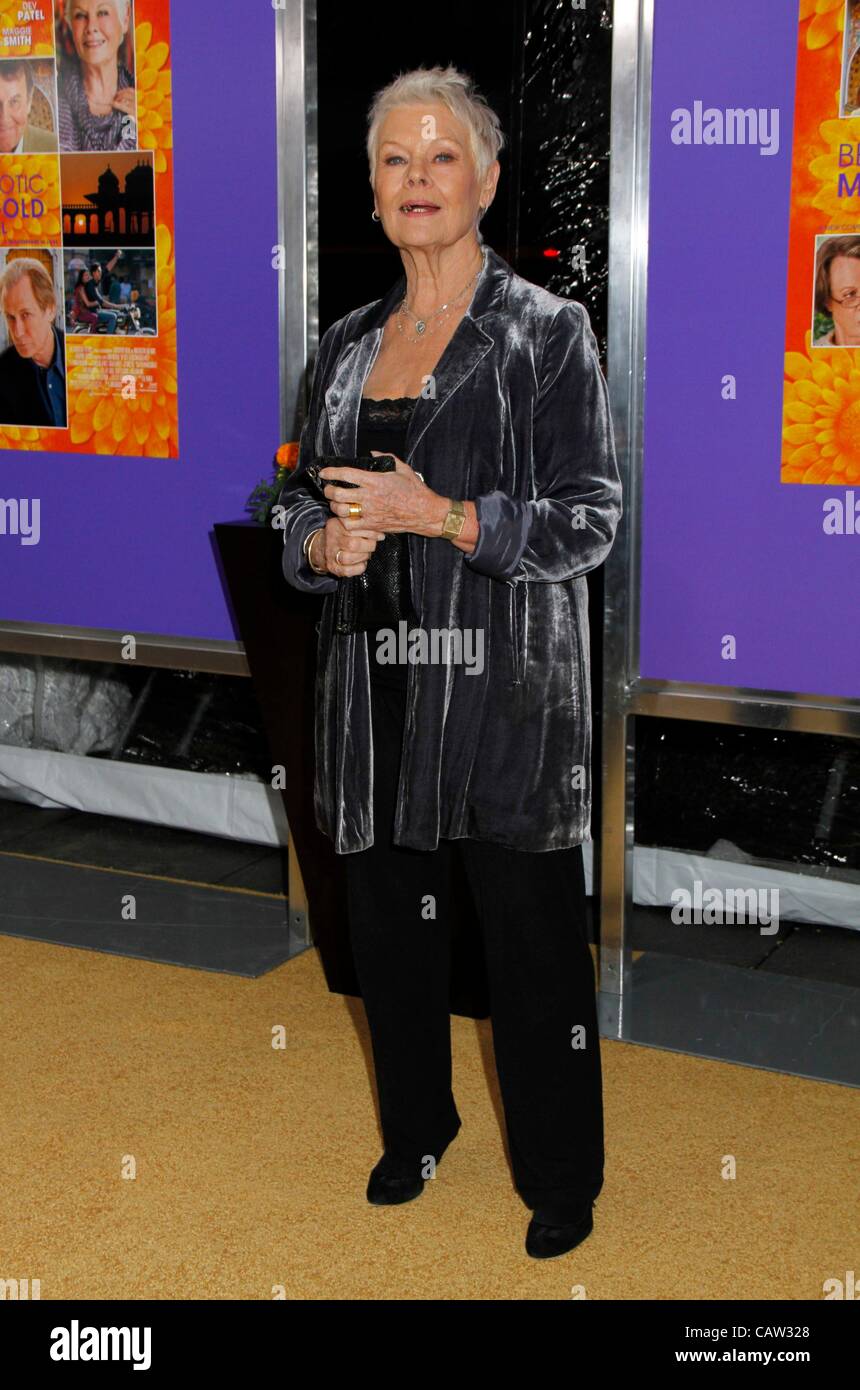 Judi Dench at arrivals for THE BEST EXOTIC MARIGOLD HOTEL Hotel ...