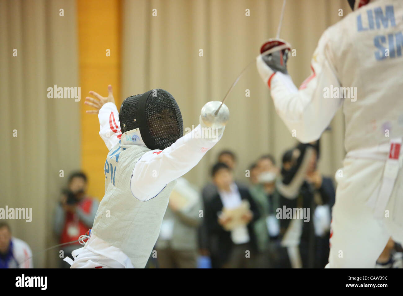 Yuki Ota (JPN), APRIL 23, 2012 - Fencing : Asian Fencing Championships ...