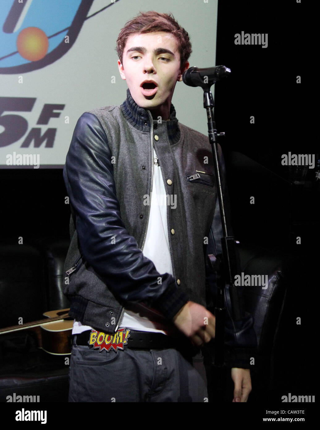 April 23, 2012 - New York, New York, U.S. - Singer NATHAN SYKES from ...