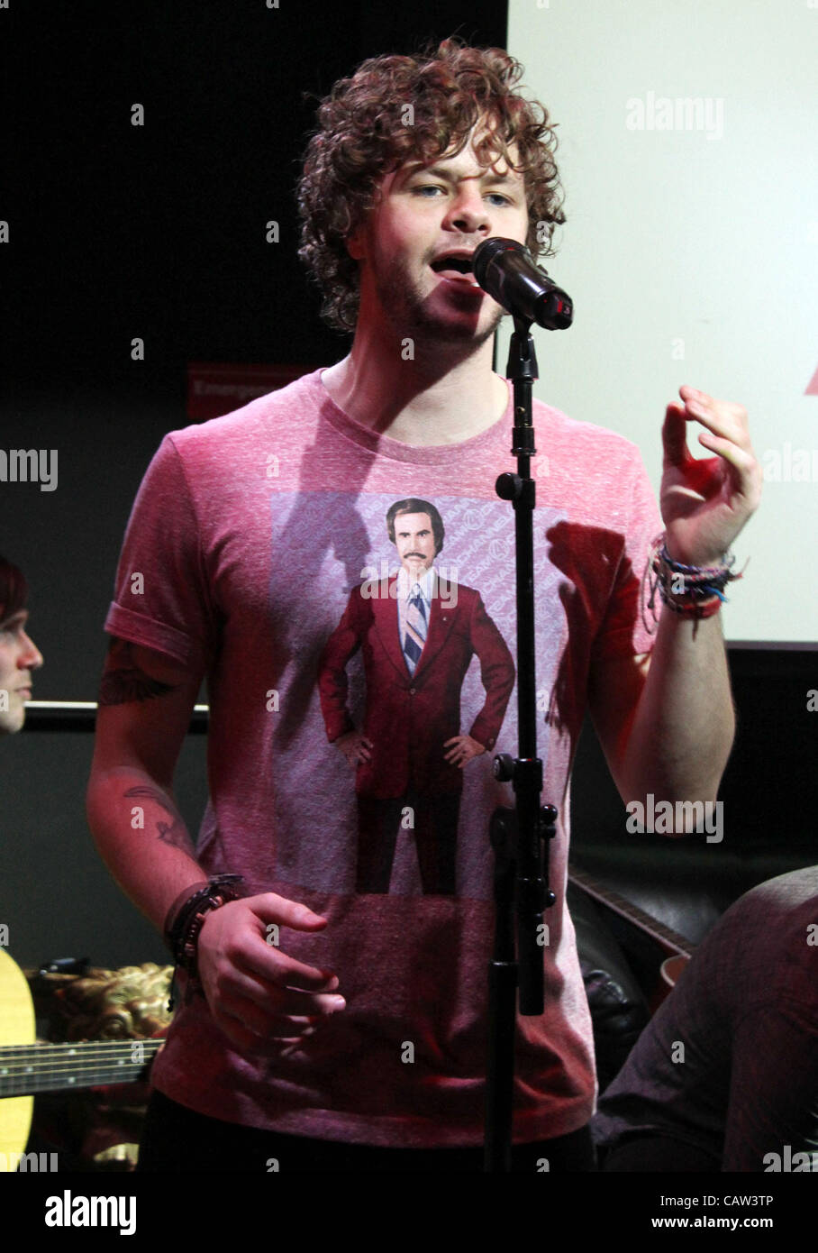 April 23, 2012 - New York, New York, U.S. - Singer JAY MCGUINESS from ...