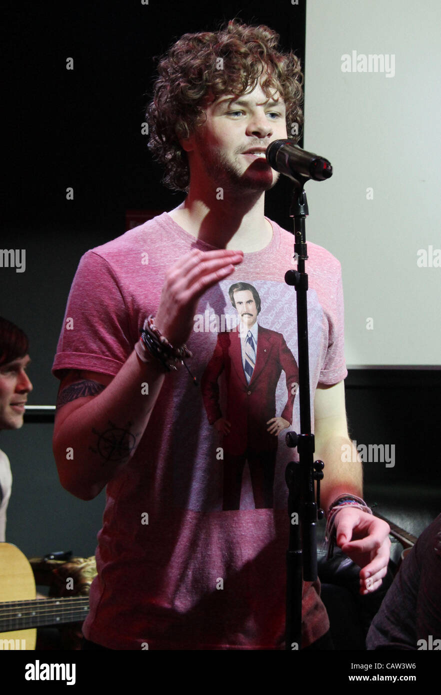 April 23, 2012 - New York, New York, U.S. - Singer JAY MCGUINESS from ...