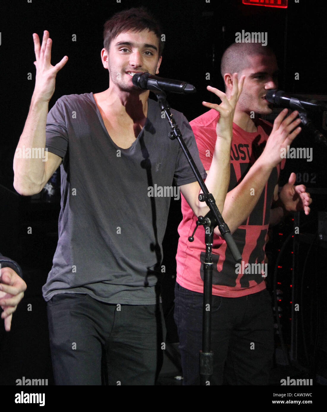 April 23, 2012 - New York, New York, U.S. - Singers TOM PARKER and MAX ...