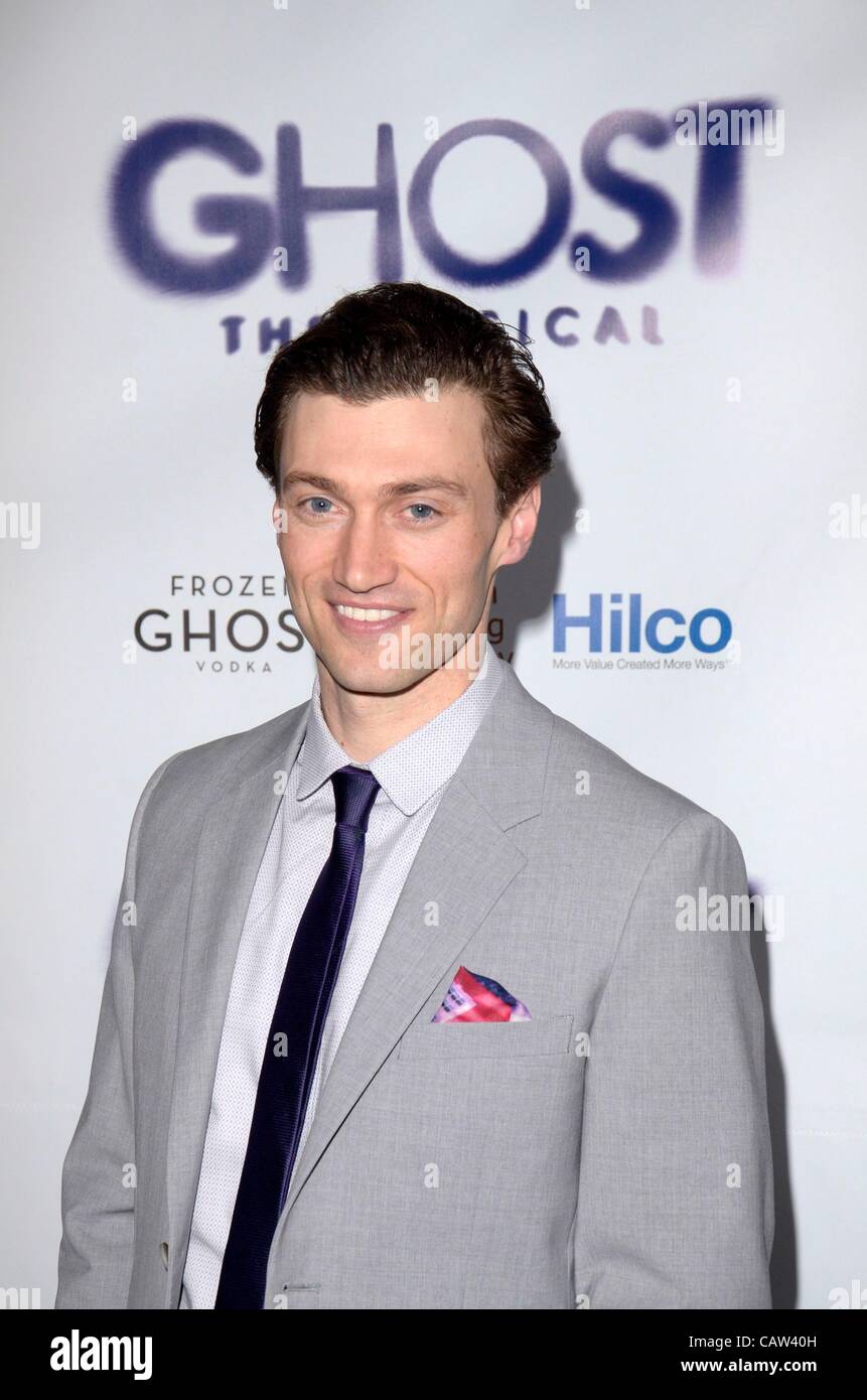 Bryce Pinkham at the after-party for GHOST The Musical Opening Night ...