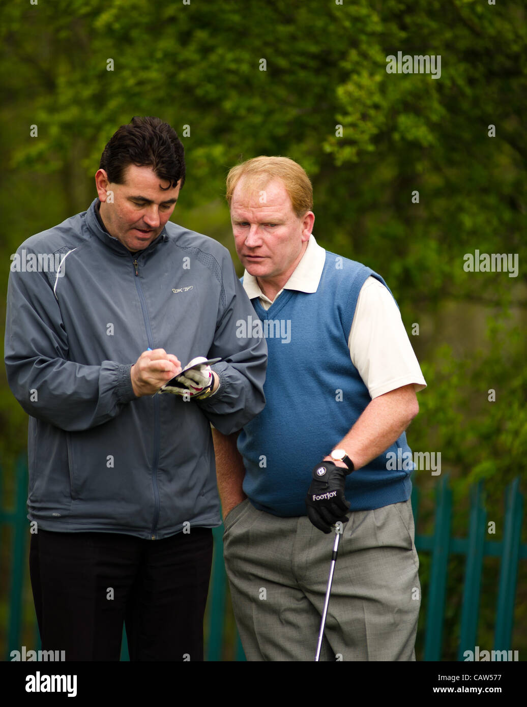 20.04.2012 Solihull, England. Former Coventry City Players play a round ...