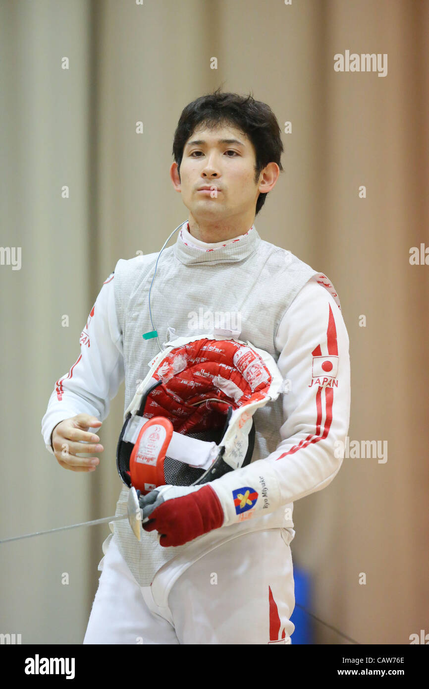 Ryo Miyake (JPN), APRIL 23, 2012 - Fencing : Asian Fencing Championships 2012, Mens Foil ...