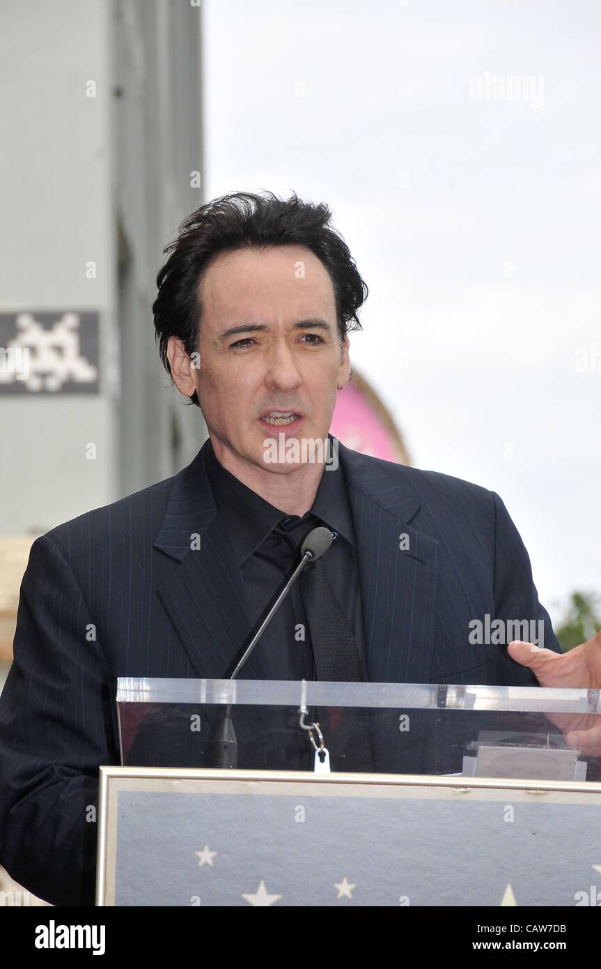 John Cusack at the induction ceremony for Star on the Hollywood Walk of ...