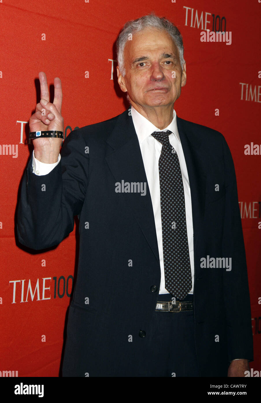 April 24, 2012 - New York, New York, U.S. - Ralph Nader arrives for the ...