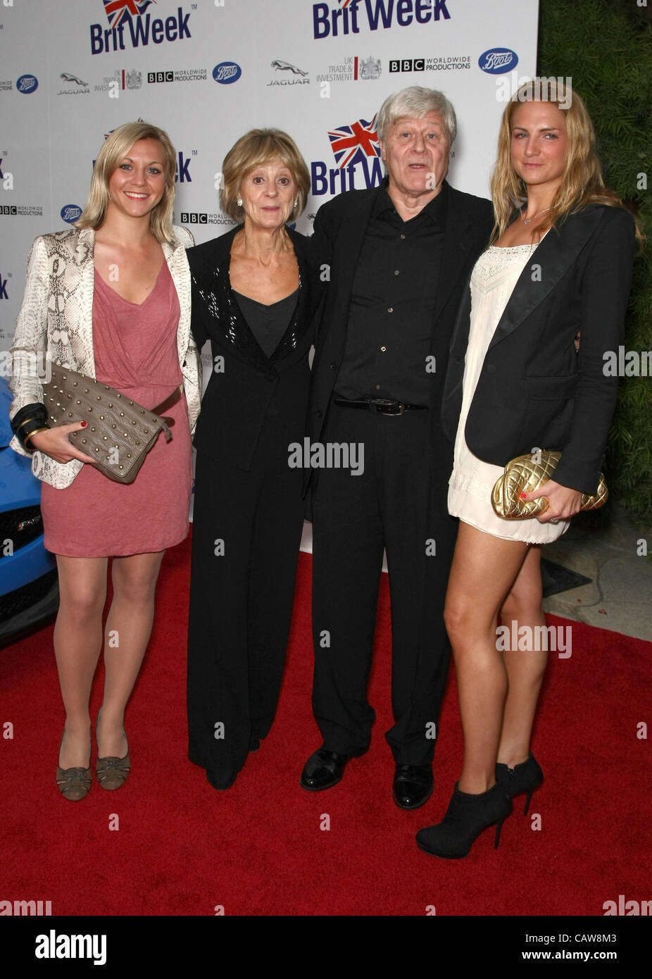 ROSALIND AYRES & MARTIN JARVIS BRITWEEK 2012 LAUNCH LOS ANGELES ...
