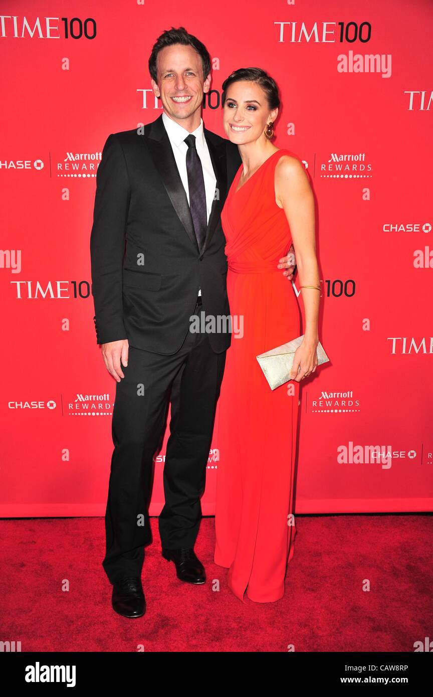 Seth Meyers, Alexi Ashe at arrivals for TIME 100 Gala, Frederick P ...