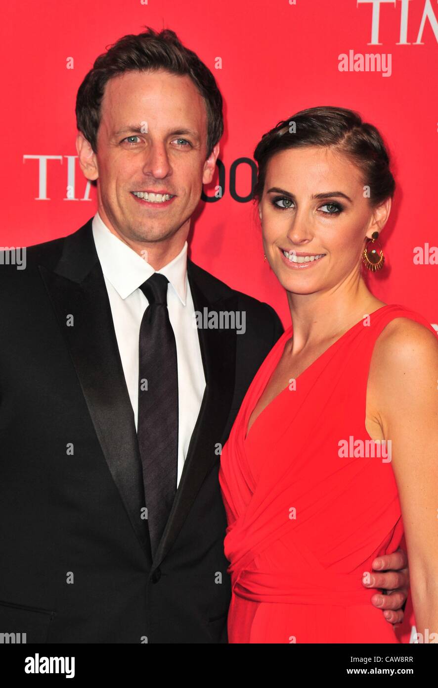 Seth Meyers, Alexi Ashe at arrivals for TIME 100 Gala, Frederick P ...