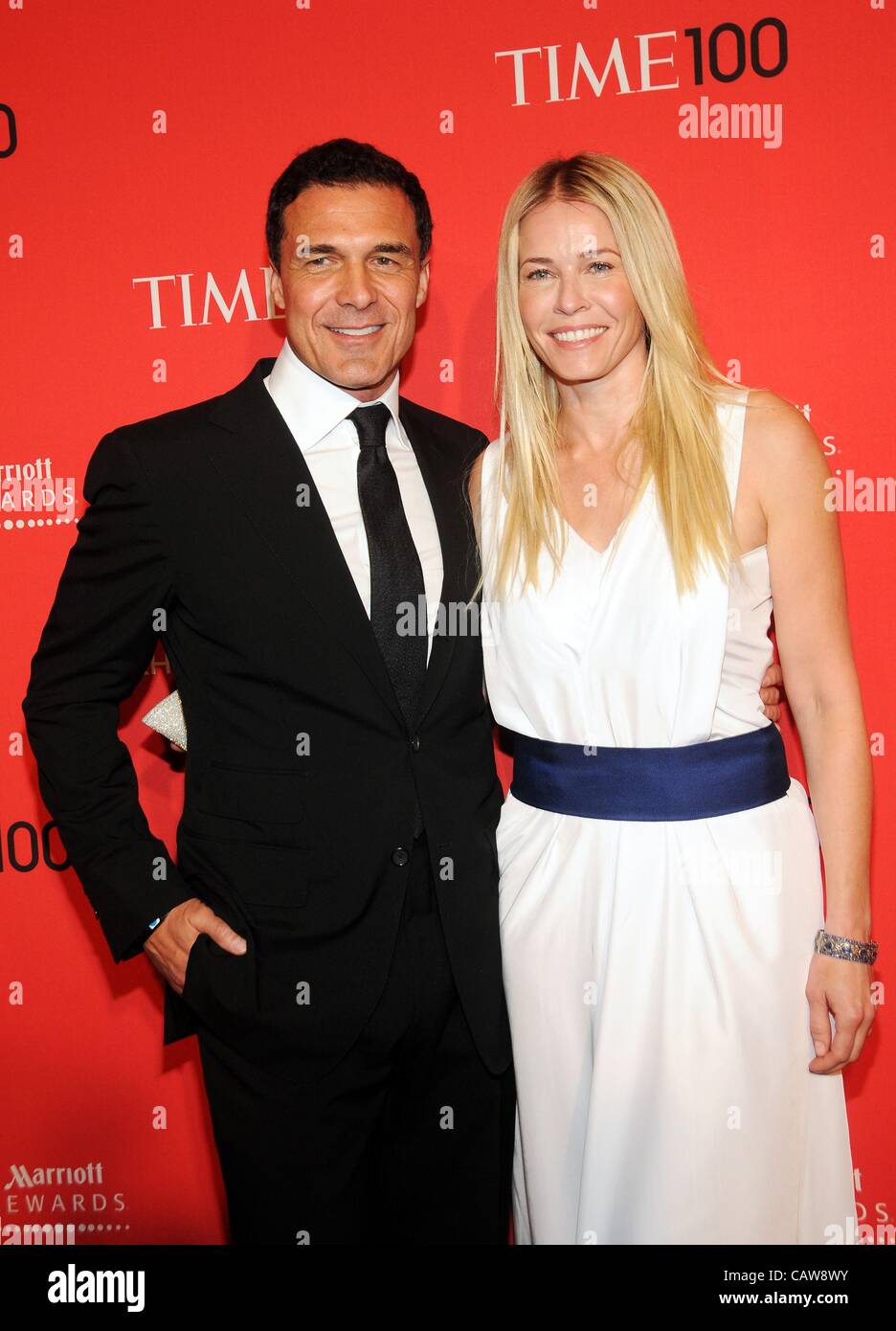 Andre Balazs, Chelsea Handler at arrivals for TIME 100 Gala, Frederick ...