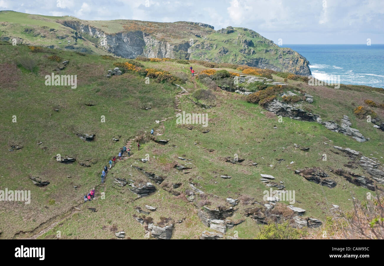 Rocky valley near boscastle hi-res stock photography and images - Alamy