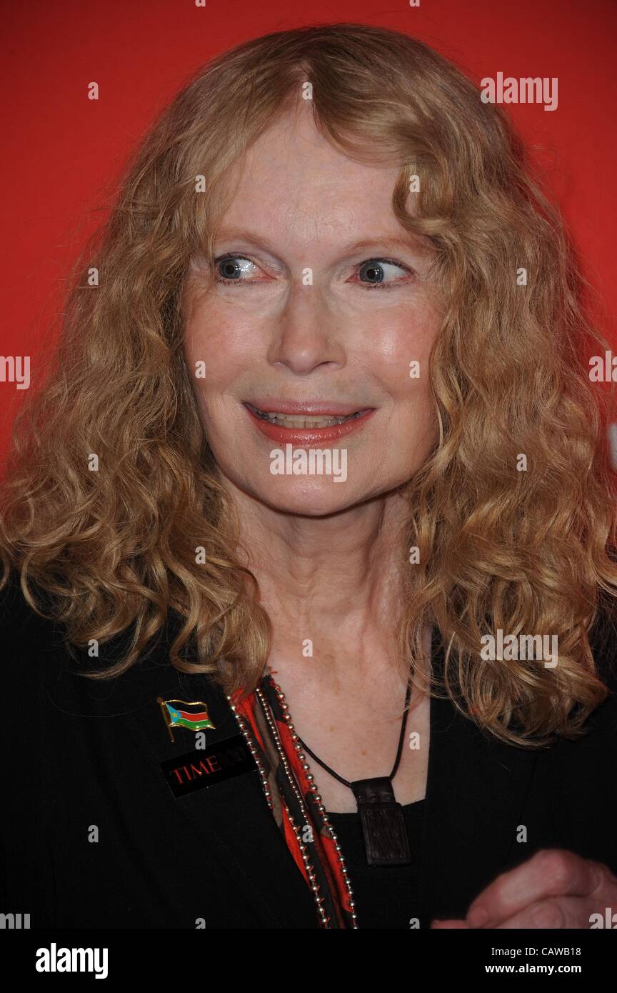 Mia Farrow at arrivals for TIME 100 Gala, Frederick P. Rose Hall, Jazz ...