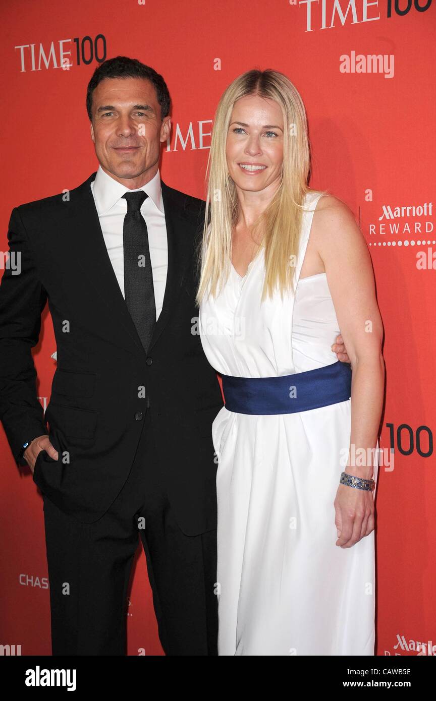 Andre Balazs, Chelsea Handler at arrivals for TIME 100 Gala, Frederick ...