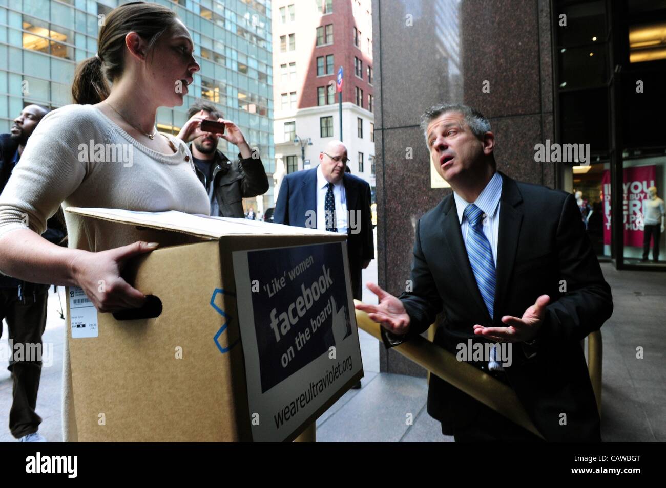 April 25, 2012. Manhattan, New York, U.S. SHAUNNA THOMAS founder of the ...