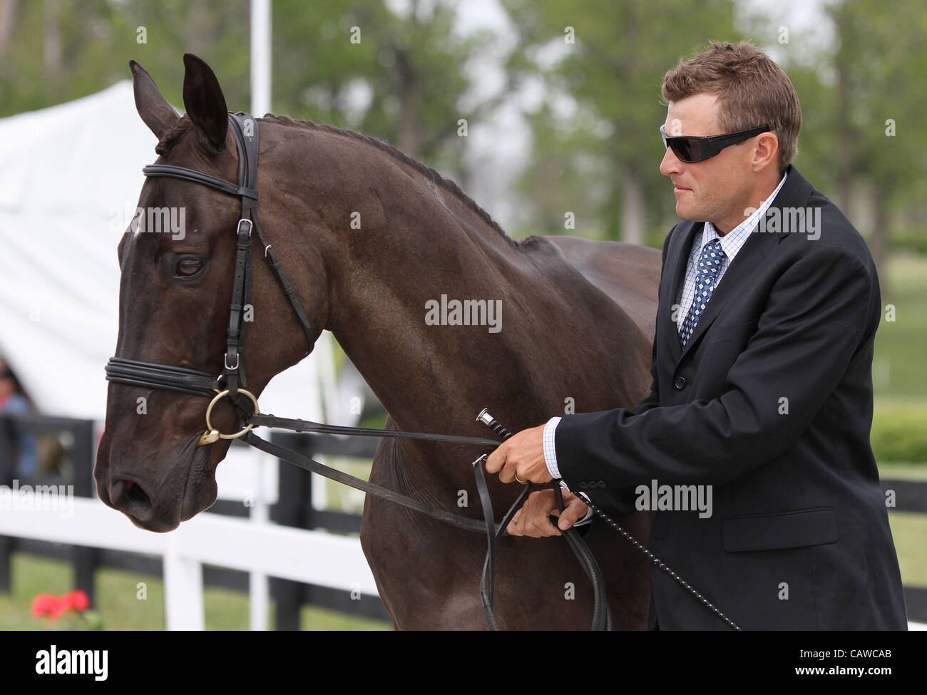 April 25, 2012 - Lexington, Kentucky, U.S. - Boyd Martin and the first ...