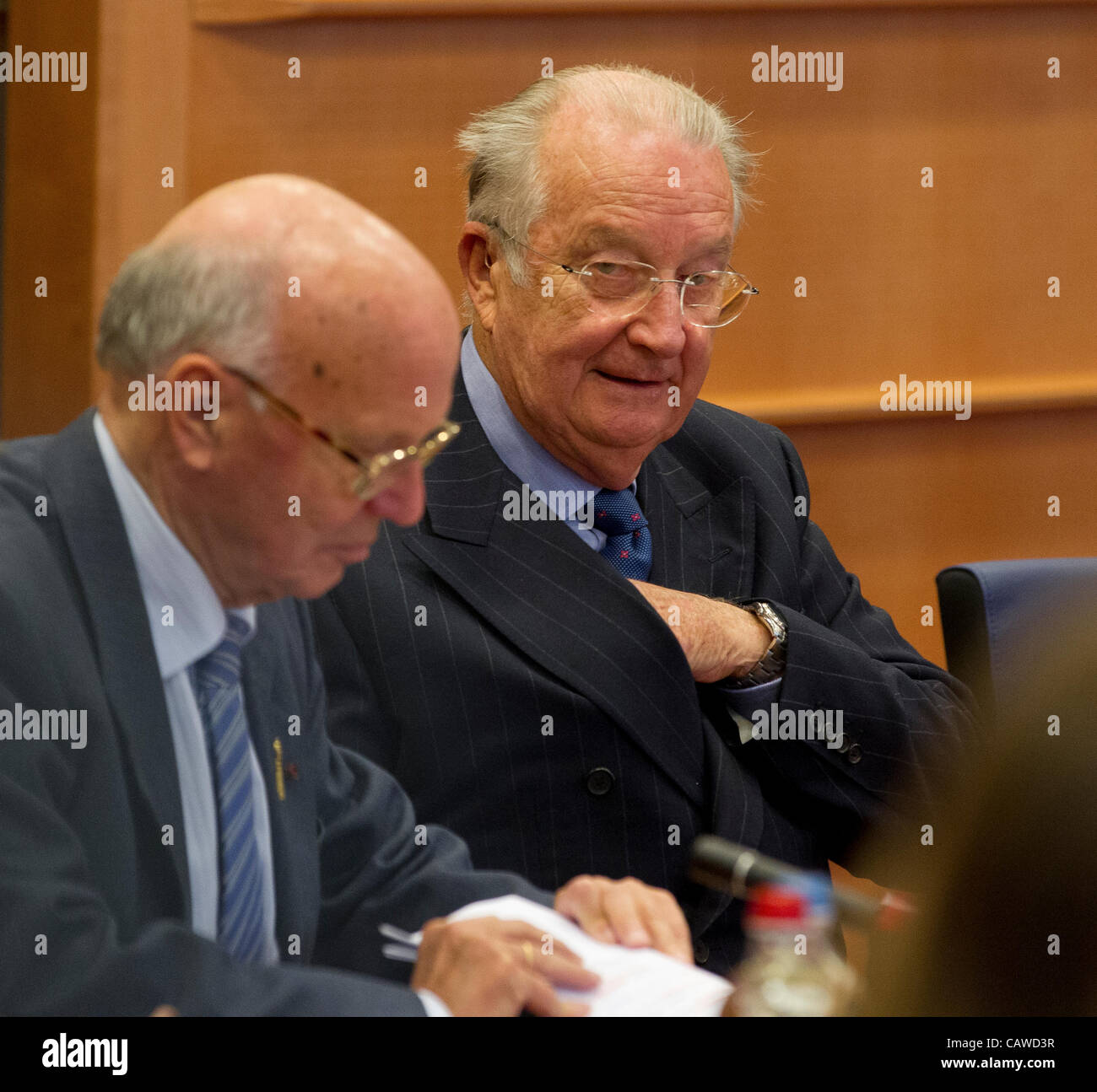 king albert the 2nd of belgium Stock Photo - Alamy