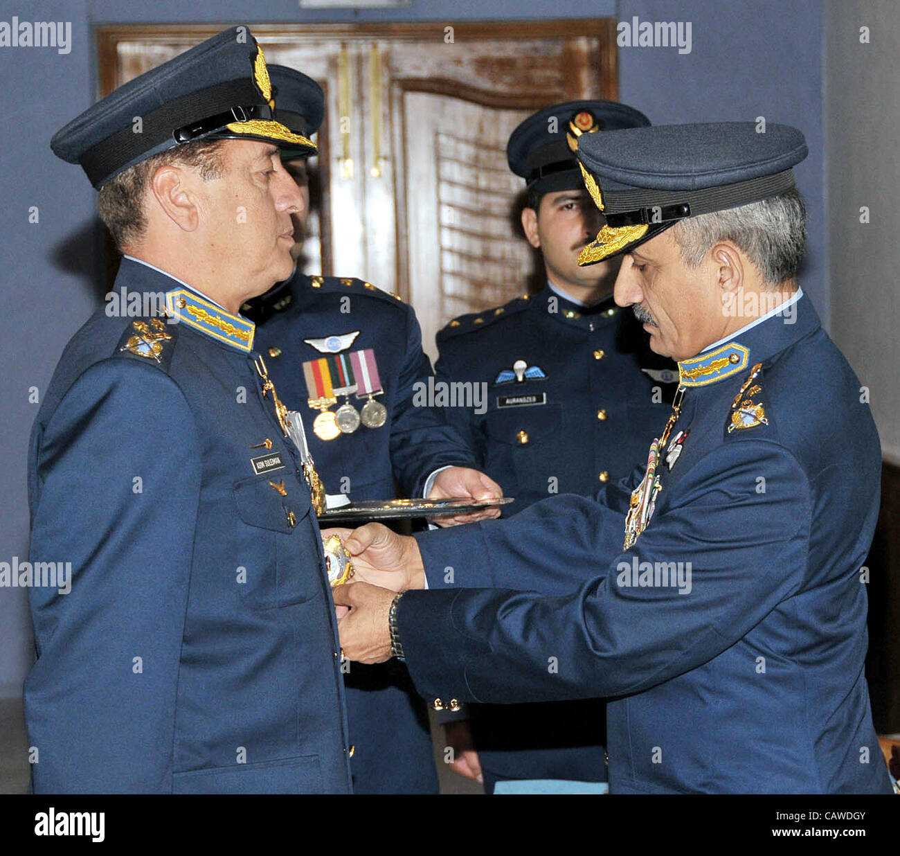 Air Force (PAF) Chief of the Air Staff, Air Chief Marshal.Tahir Rafique ...