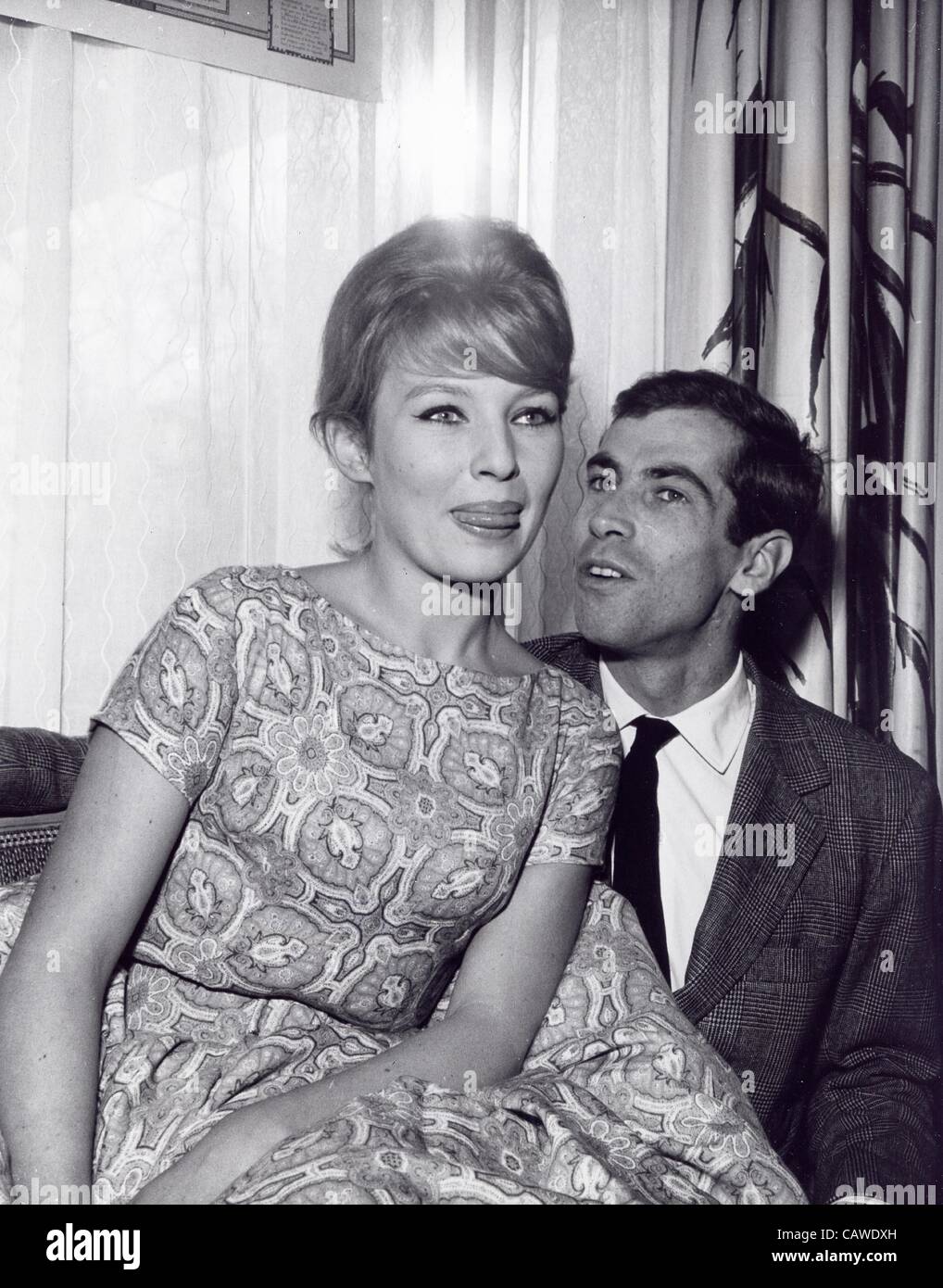 ROGER VADIM with Annette Stroyberg.Supplied by Photos inc.(Credit Image ...