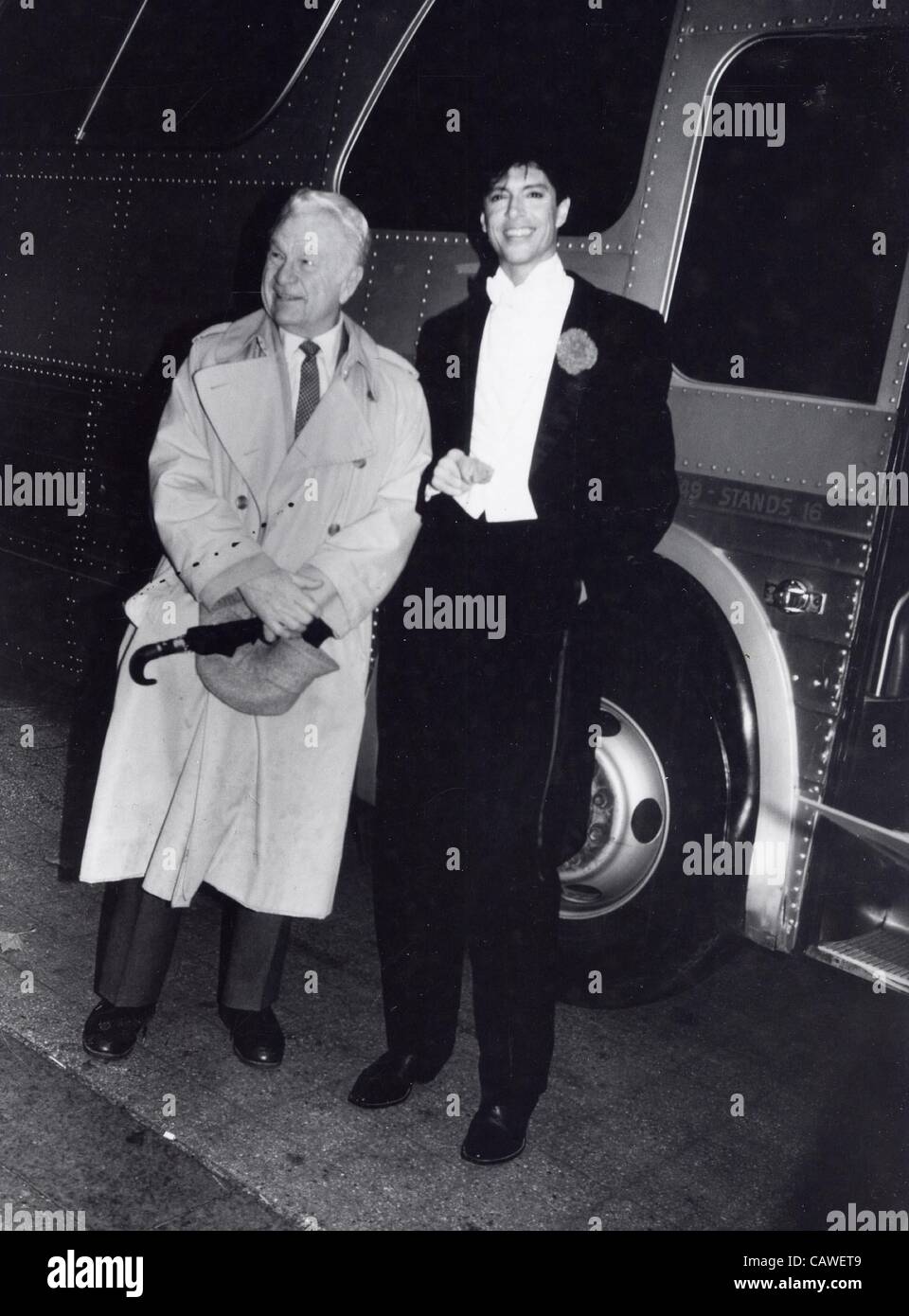 EDDIE ALBERT with T. Tune.(Credit Image: Â© John Barrett/Globe Photos ...