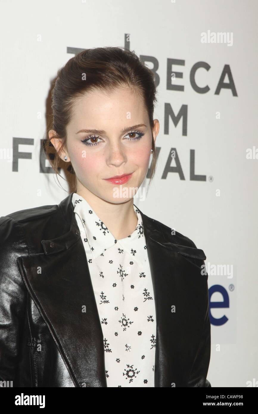 EMMA WATSON.WORLD PREMIERE STUCK BY LIGHTING AT THE 2012 TRIBECA FILM ...