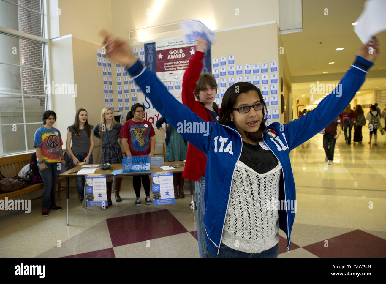 Feb. 29, 2012 - Milton, GA - Meggy Kay, Jimmy Rice and Alanna Christian ...