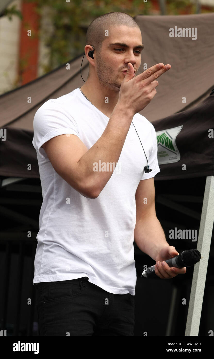 MAX GEORGE THE WANTED. PERFORM FOR EXTRA TV LOS ANGELES CALIFORNIA USA ...