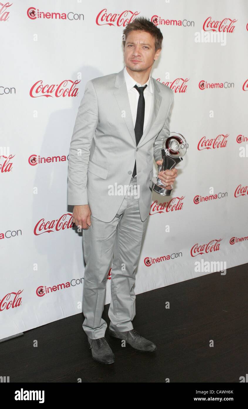 Jeremy Renner at arrivals for CinemaCon Big Screen Achievement Awards ...