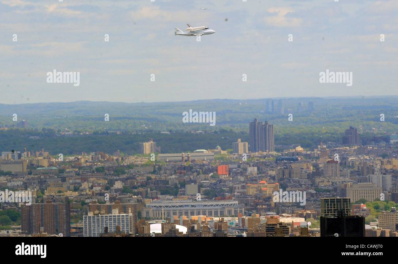 April 27, 2012 - Manhattan, New York, U.S. - Space Shuttle Enterprise ...