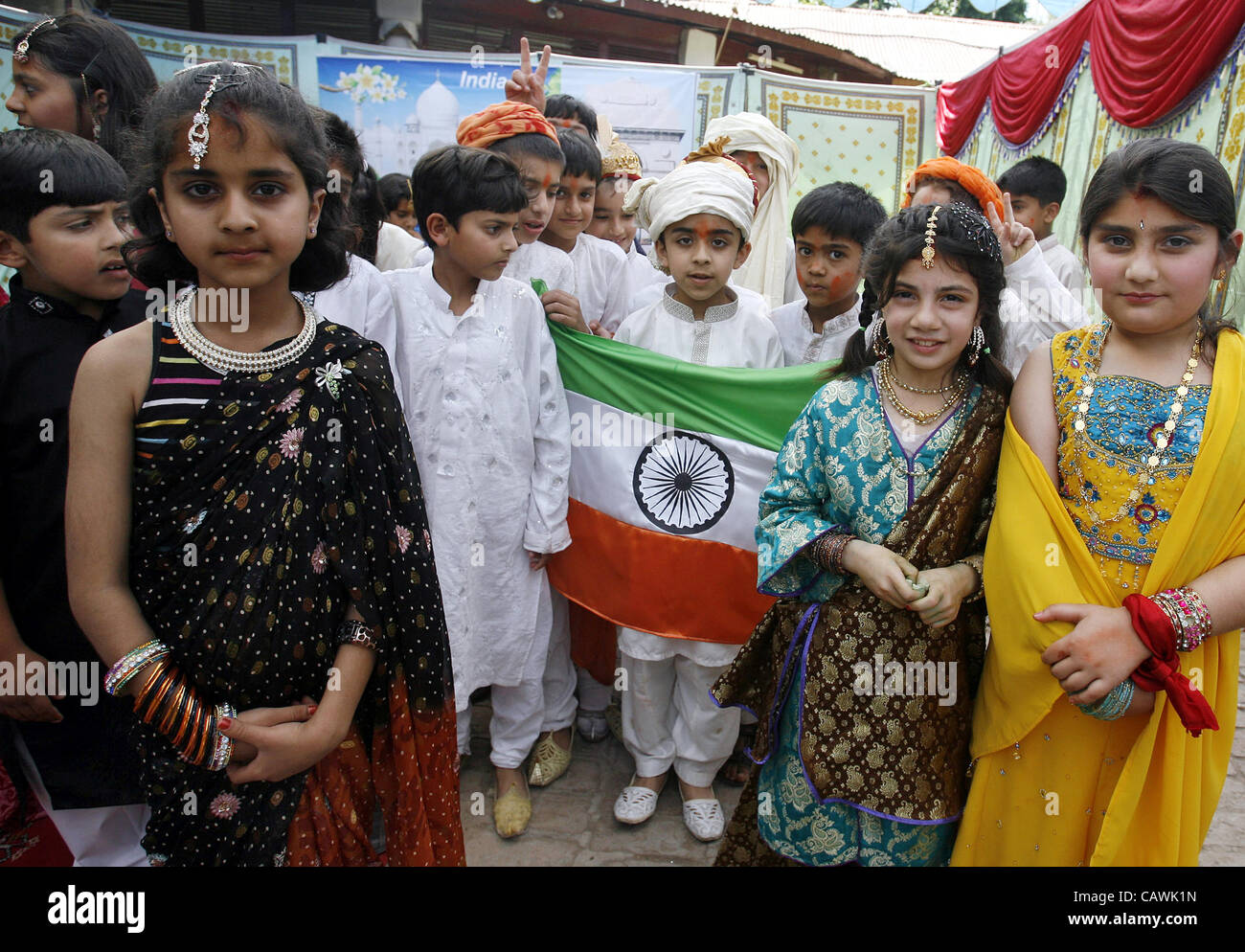 City school students wear fancy dresses during cultural show held in ...