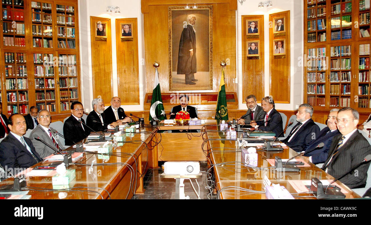 Chief Justice, Justice Iftikhar Muhammad Chaudhary presides over the ...
