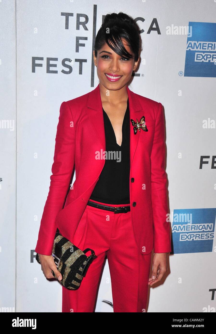 Freida Pinto at arrivals for TRISHNA Premiere at Tribeca Film Festival ...