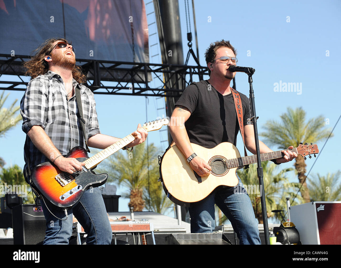 Apr 27, 2012 - Indio, California; USA - Musician MIKE ELI and Guitarist ...