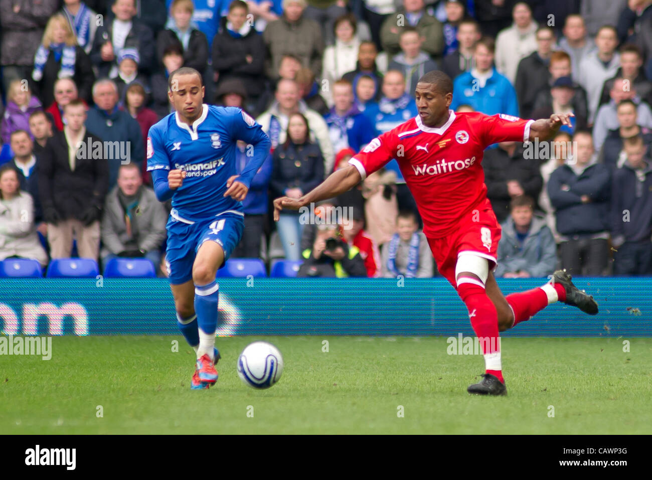 28.04.2012 Birmingham, England. Birmingham City v Reading. Mikele ...